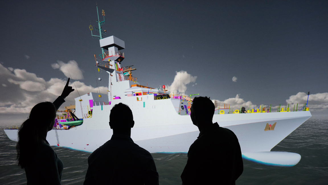 Virtual reality technology transforms design of UK warships ...